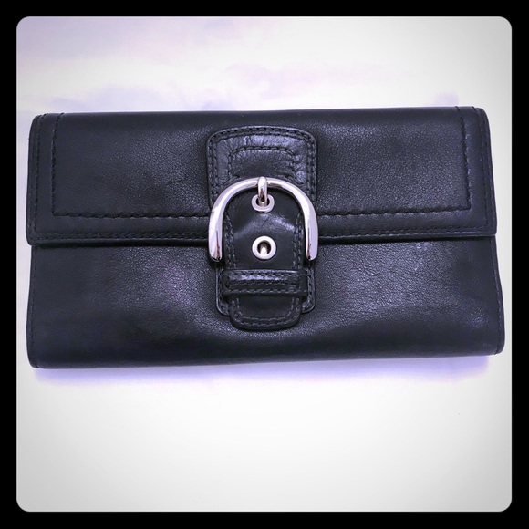 Coach | Bags | Coach Wallet Black Leather | Poshmark